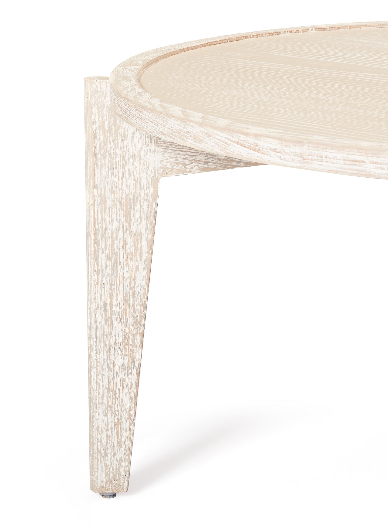 Tango Coffee Table Large - Round Shape With Wooden Legs - Efreshli