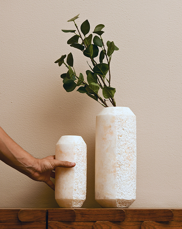 Texture Alabaster Small Vase - Efreshli