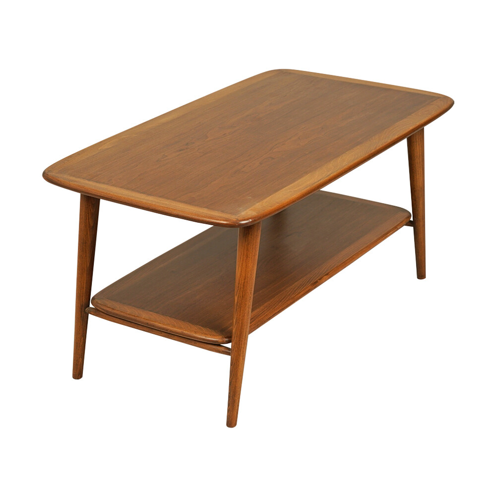 Oscar Coffee Table - Cherry Wooden Top - Two Levels - Efreshli