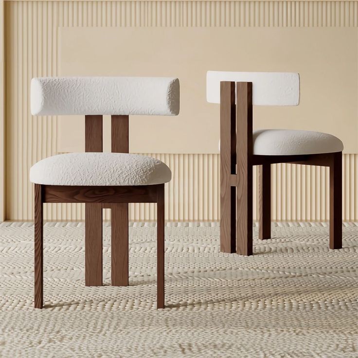 Verna Dining Chair With Red Beech Wood - Efreshli