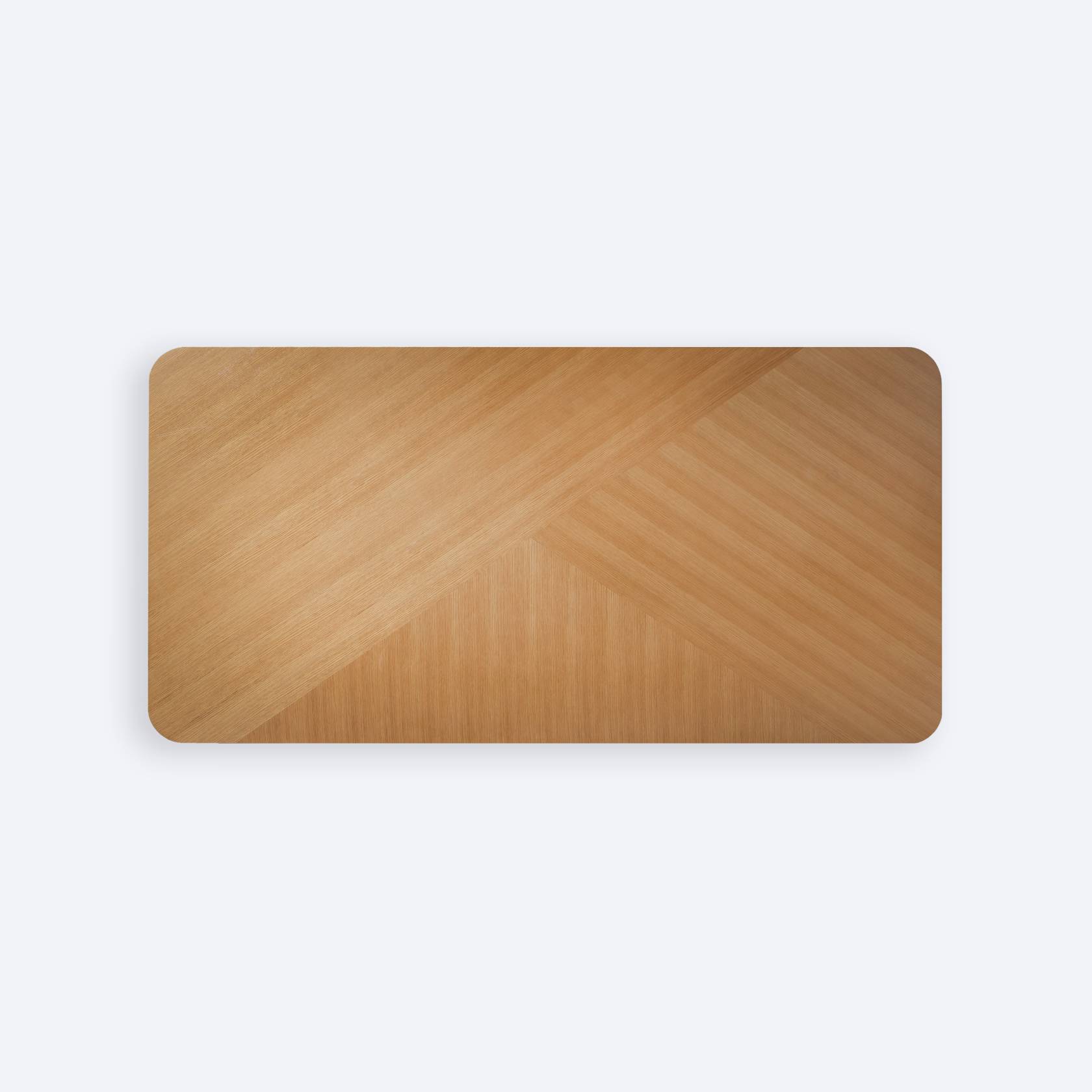 Mersal Beech Wood Dining Table with Oak Veneer Finish - Efreshli